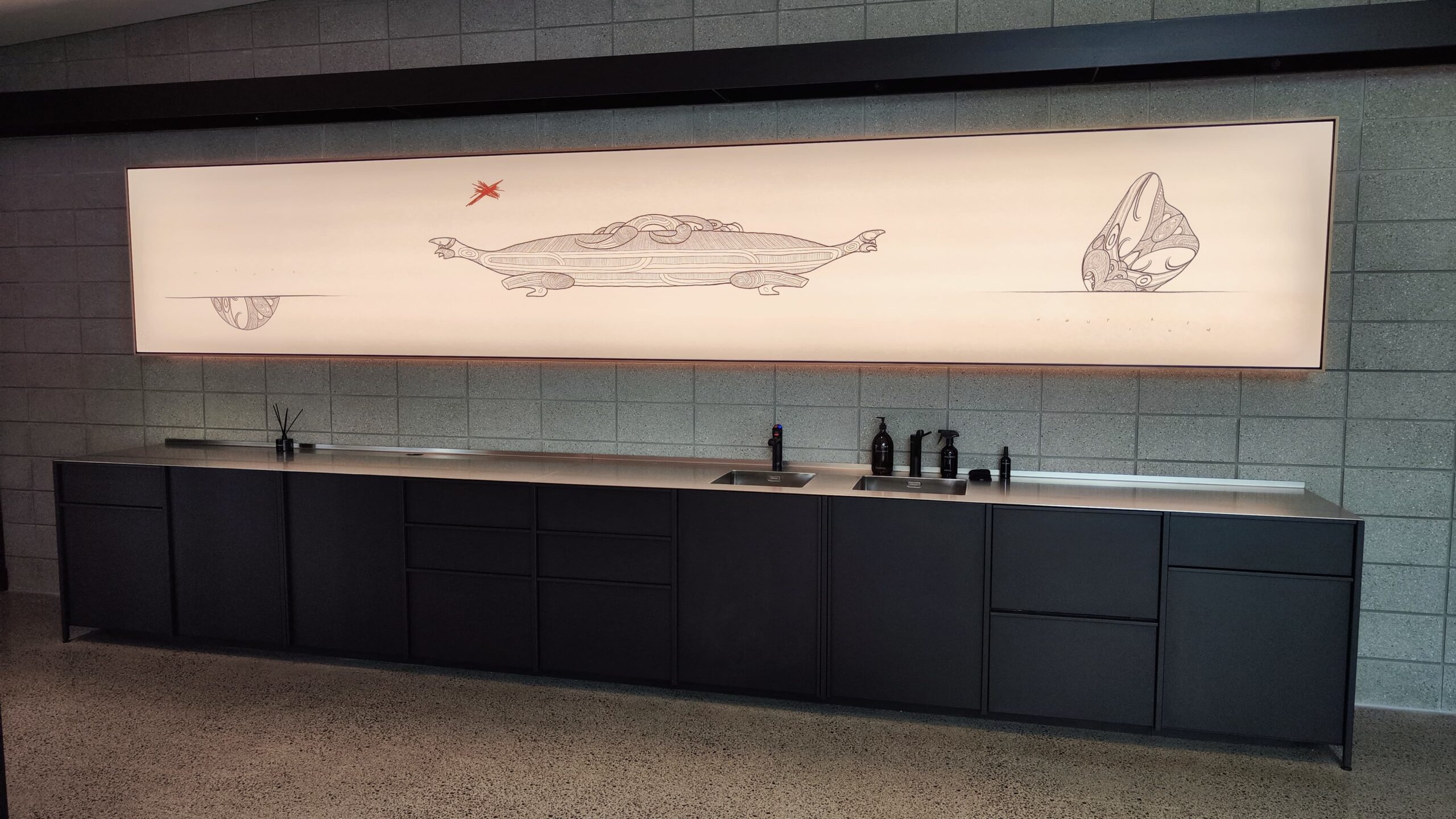 Pūtahi Teia Light Wall | Stretchmaster Ceilings
